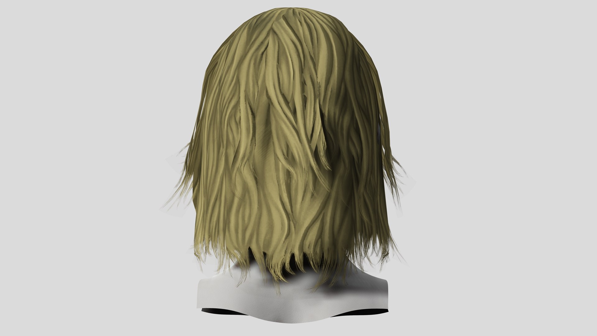 Female Short Messy Hair 3D Model - TurboSquid 2225873