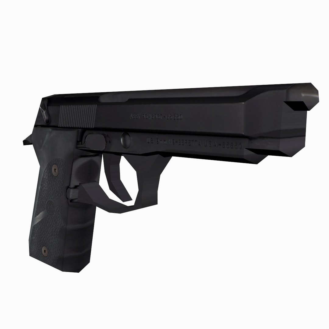 Free Beretta Weapon 3d Model