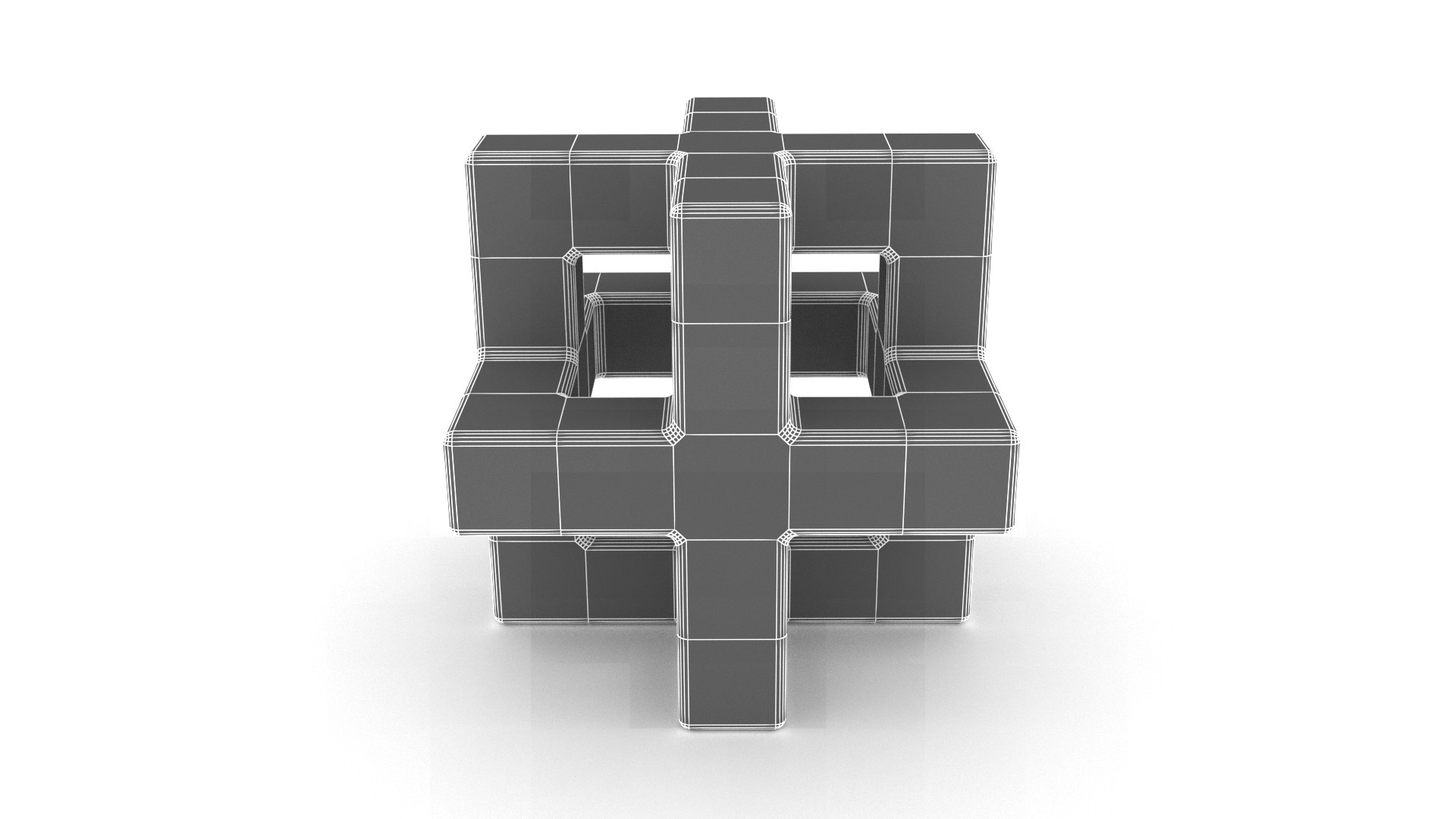 Cube model - TurboSquid 1638754