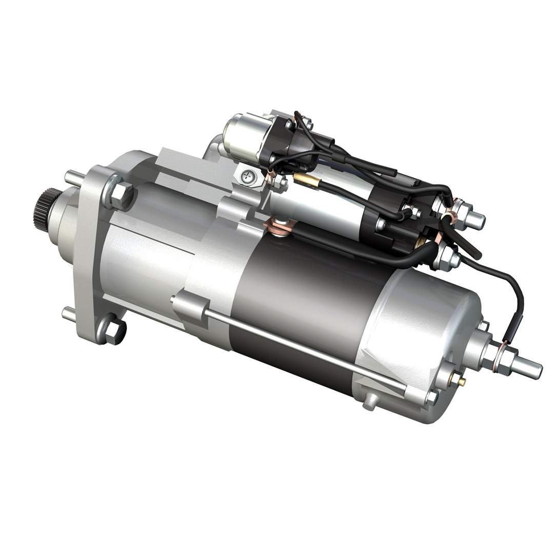 Starter Motor 3d 3ds