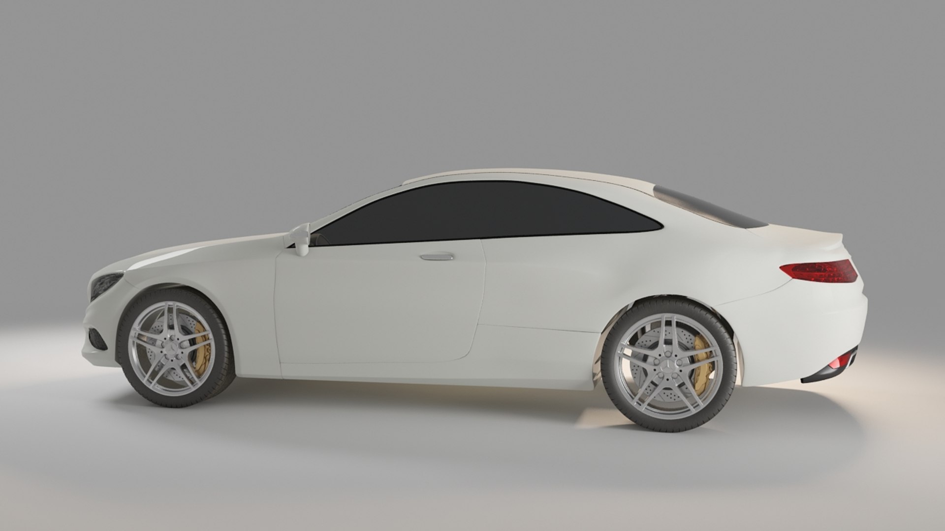 Mercedes S Class Coupe 3D Model - TurboSquid 1342992