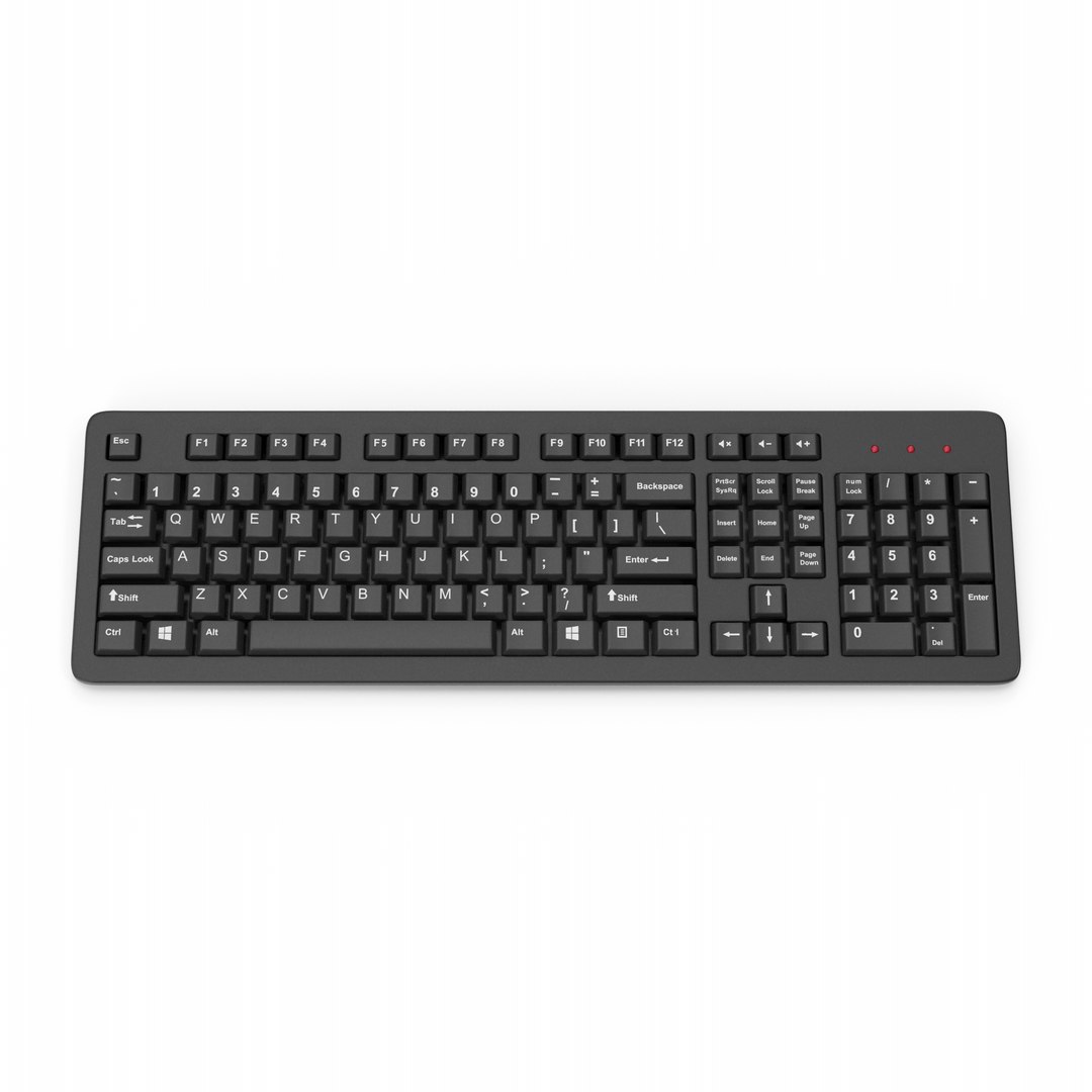 3D Keyboard Model - TurboSquid 1888324