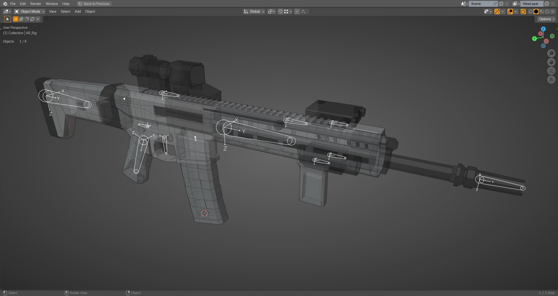 3D Game-ready PSA JAKL Assault Rifle Pack Model - TurboSquid 2382371