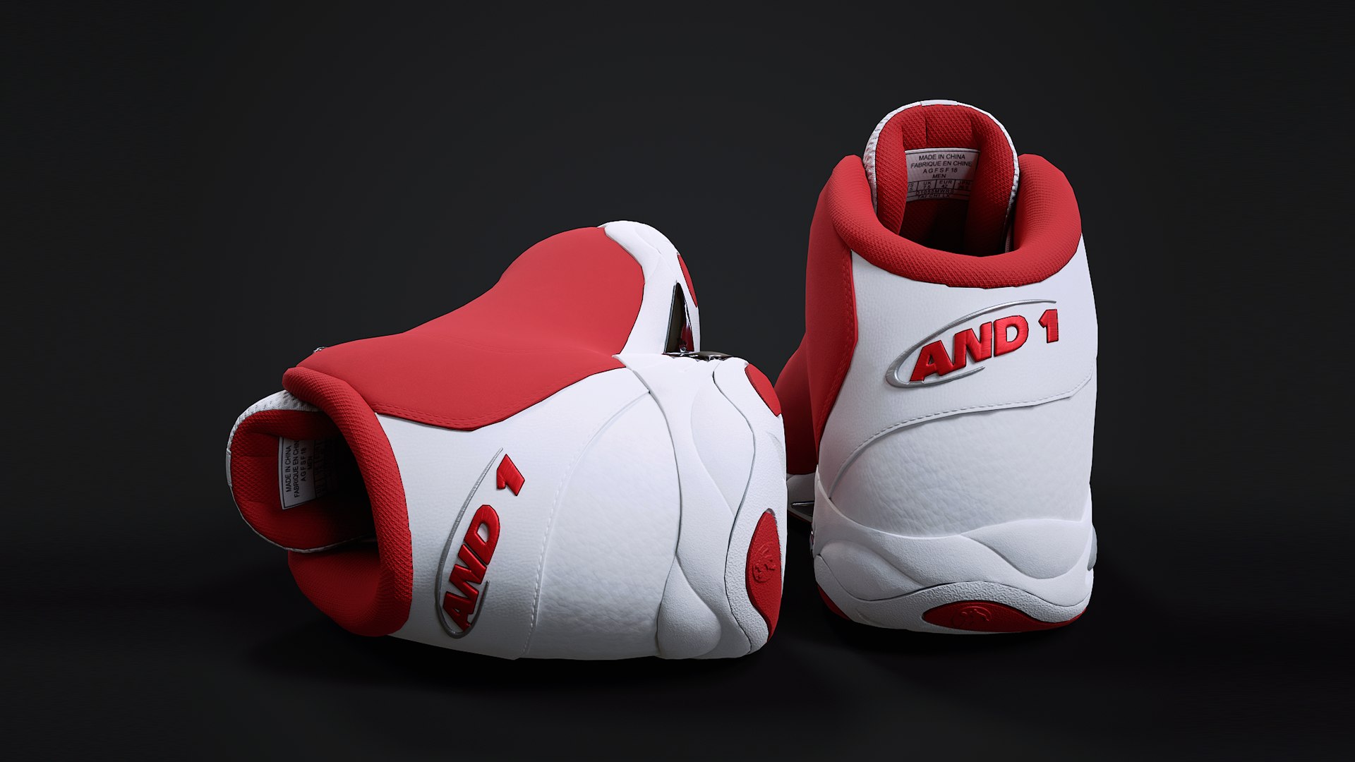 AND1 Tai-Chi Sneaker 3D Model - TurboSquid 2266844