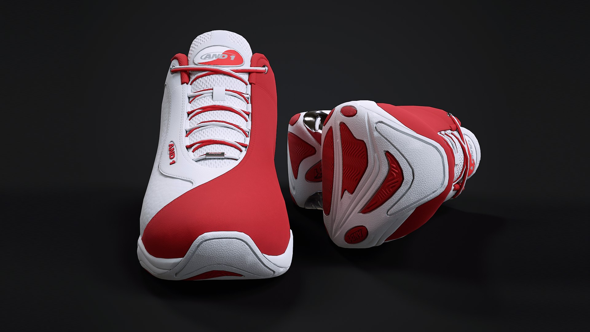 AND1 Tai-Chi Sneaker 3D Model - TurboSquid 2266844