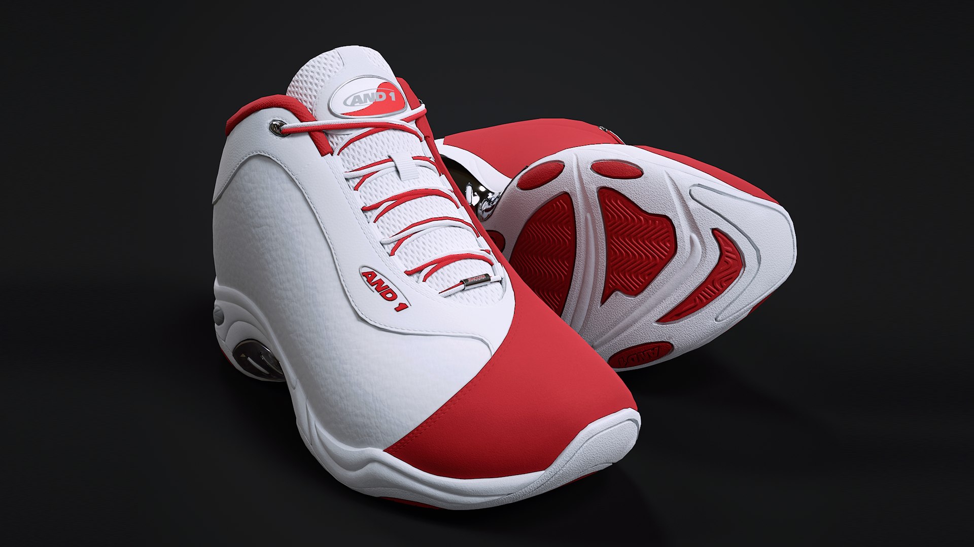 AND1 Tai-Chi Sneaker 3D Model - TurboSquid 2266844
