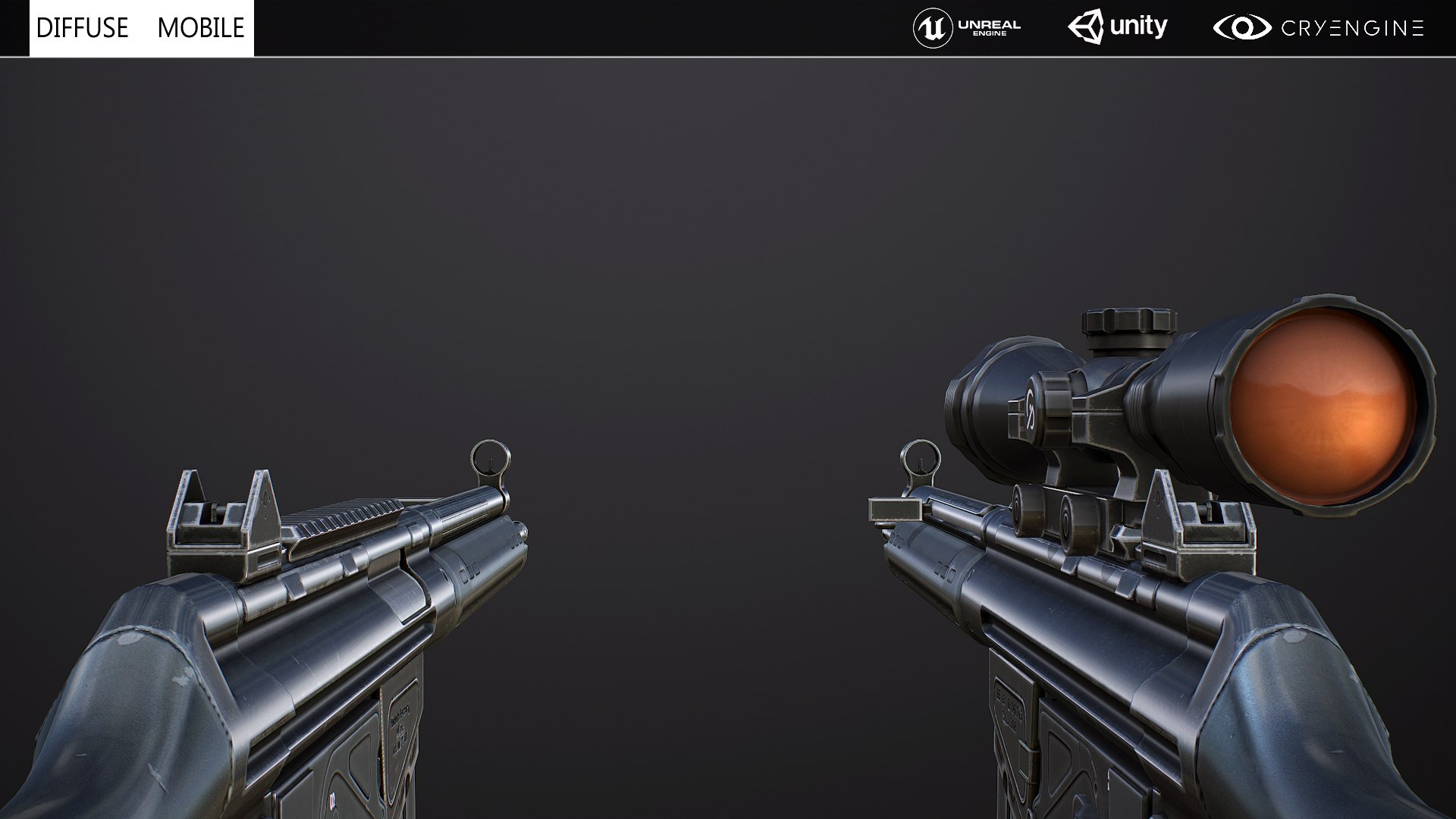 3D HK G3A1 - Mobile Ready Low Poly - TurboSquid 1804429