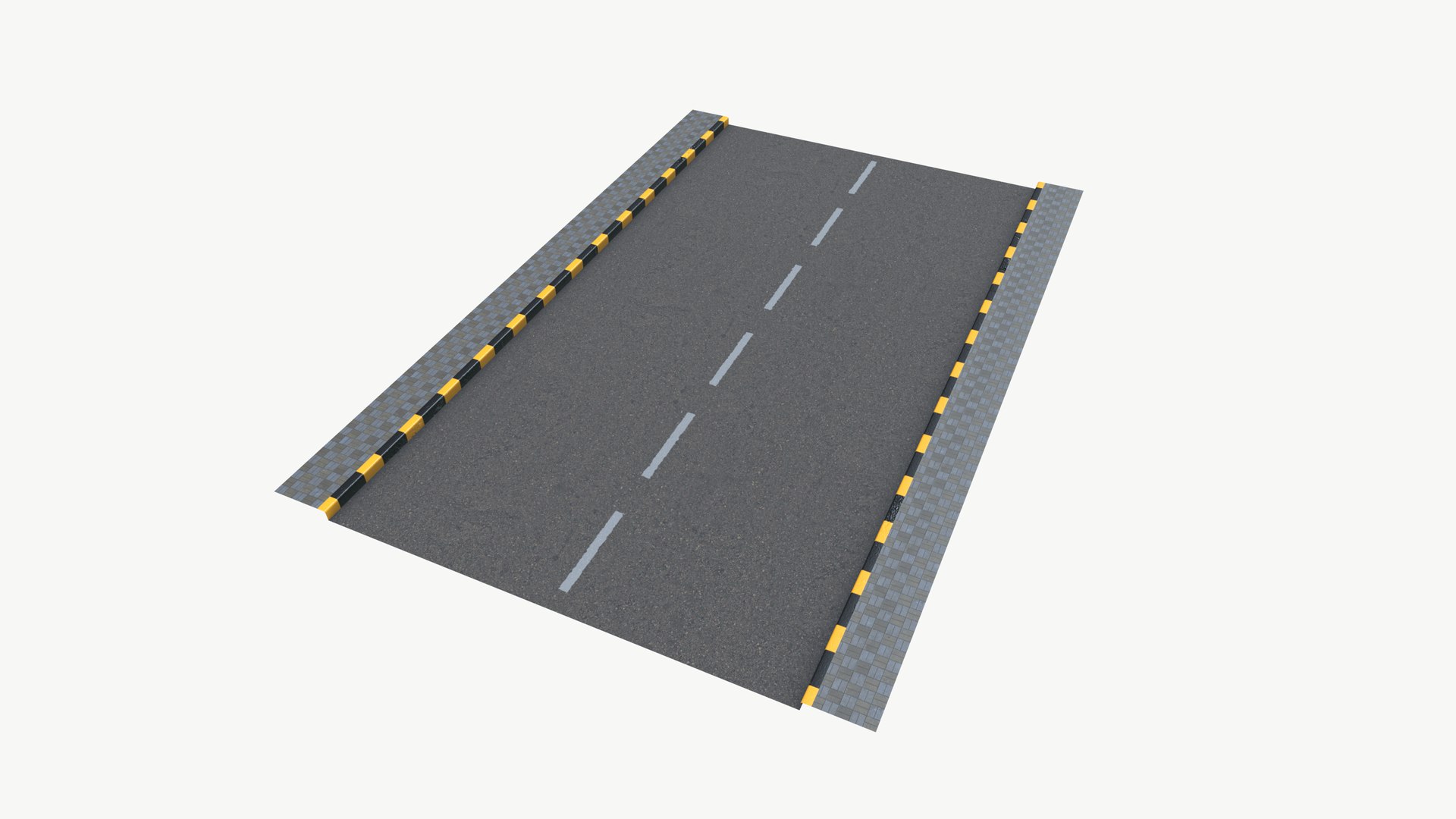 3D Road Model - TurboSquid 2387239