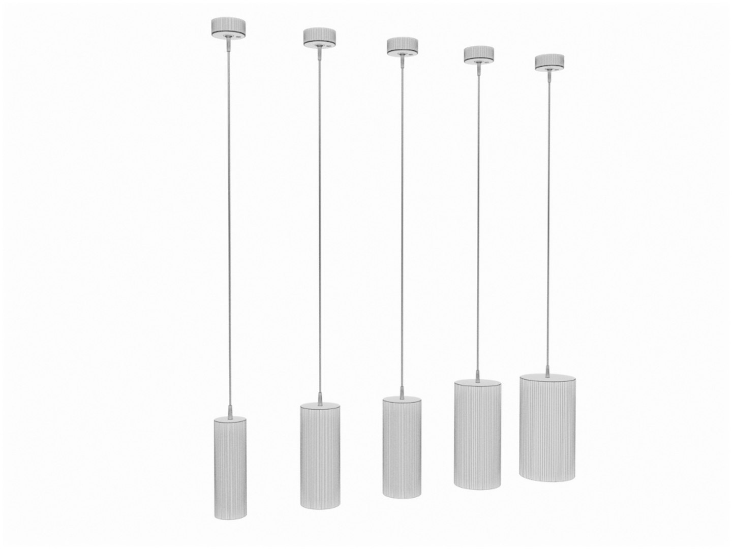 Erco Cylinder Luminaires Lighting 3d Model