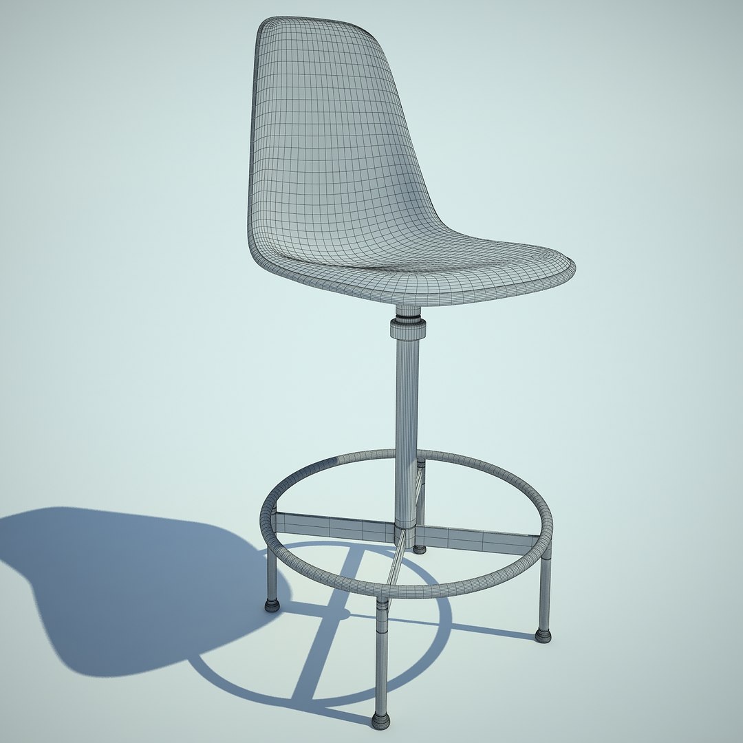 Drafting Chair Eames 3d Model