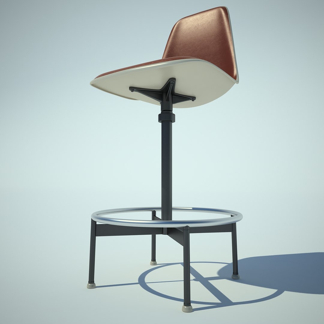 Drafting Chair Eames 3d Model