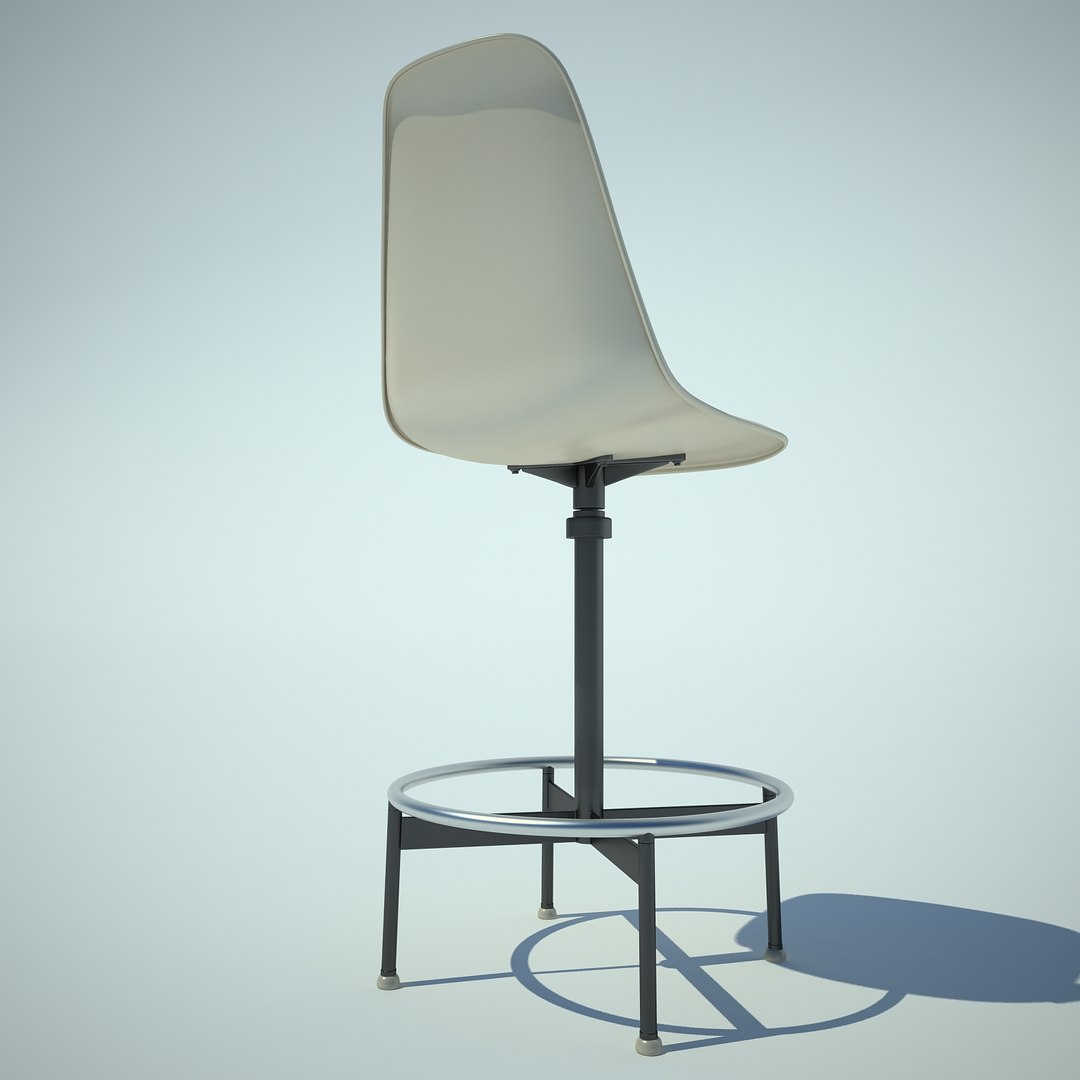 Drafting Chair Eames 3d Model