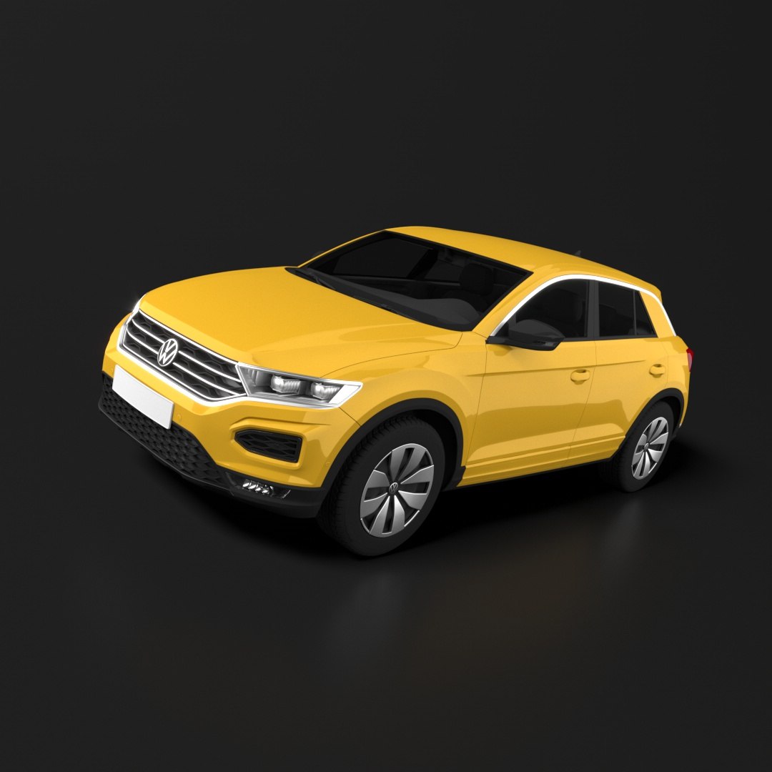 Volkswagen T-Roc Model - TurboSquid 2397002
