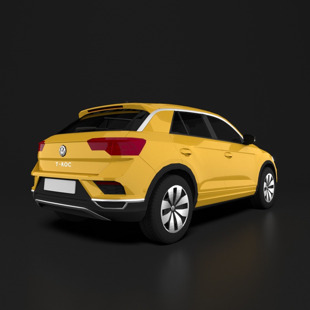 Volkswagen T-Roc Model - TurboSquid 2397002