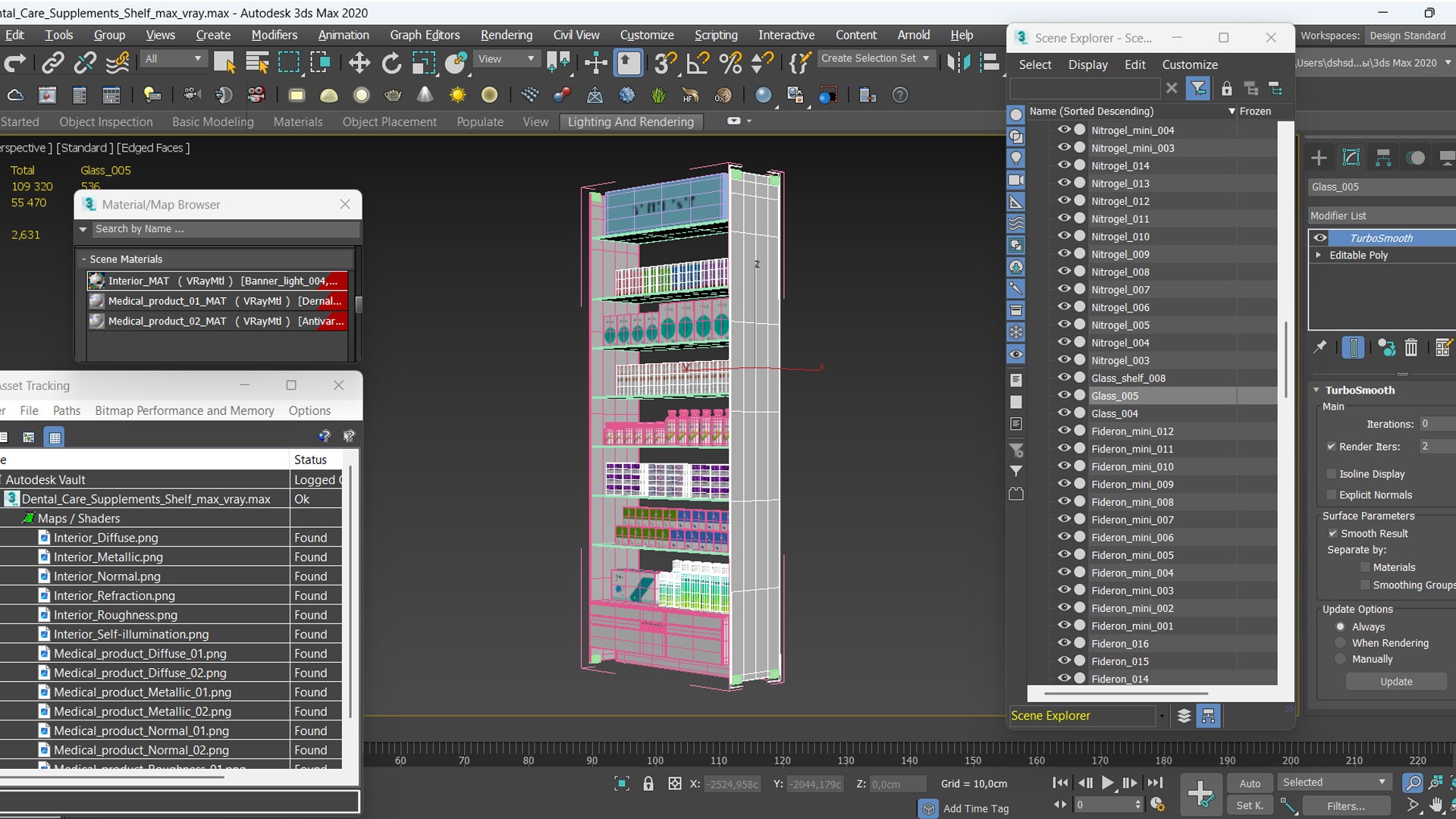 3D Model Dental Care Supplements Shelf - TurboSquid 2368880