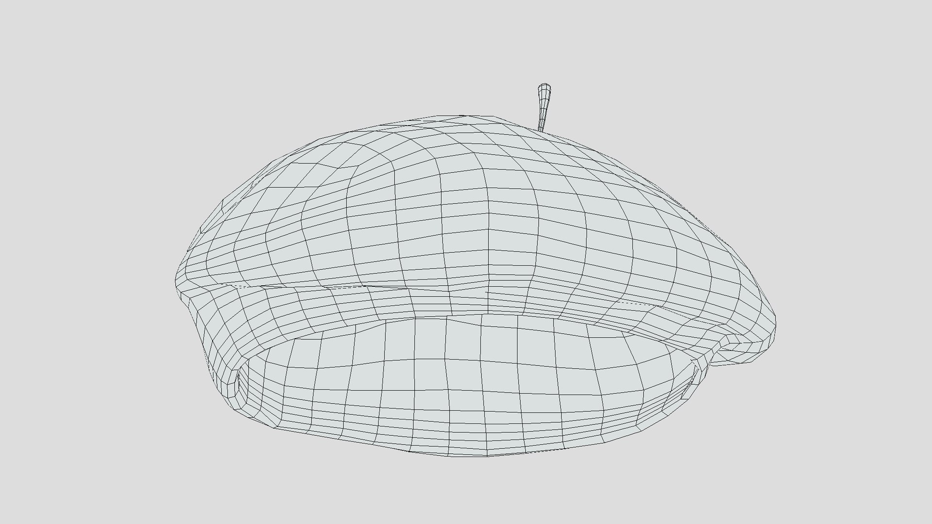 3D Model Beret Hat Low Poly PBR - TurboSquid 2272060