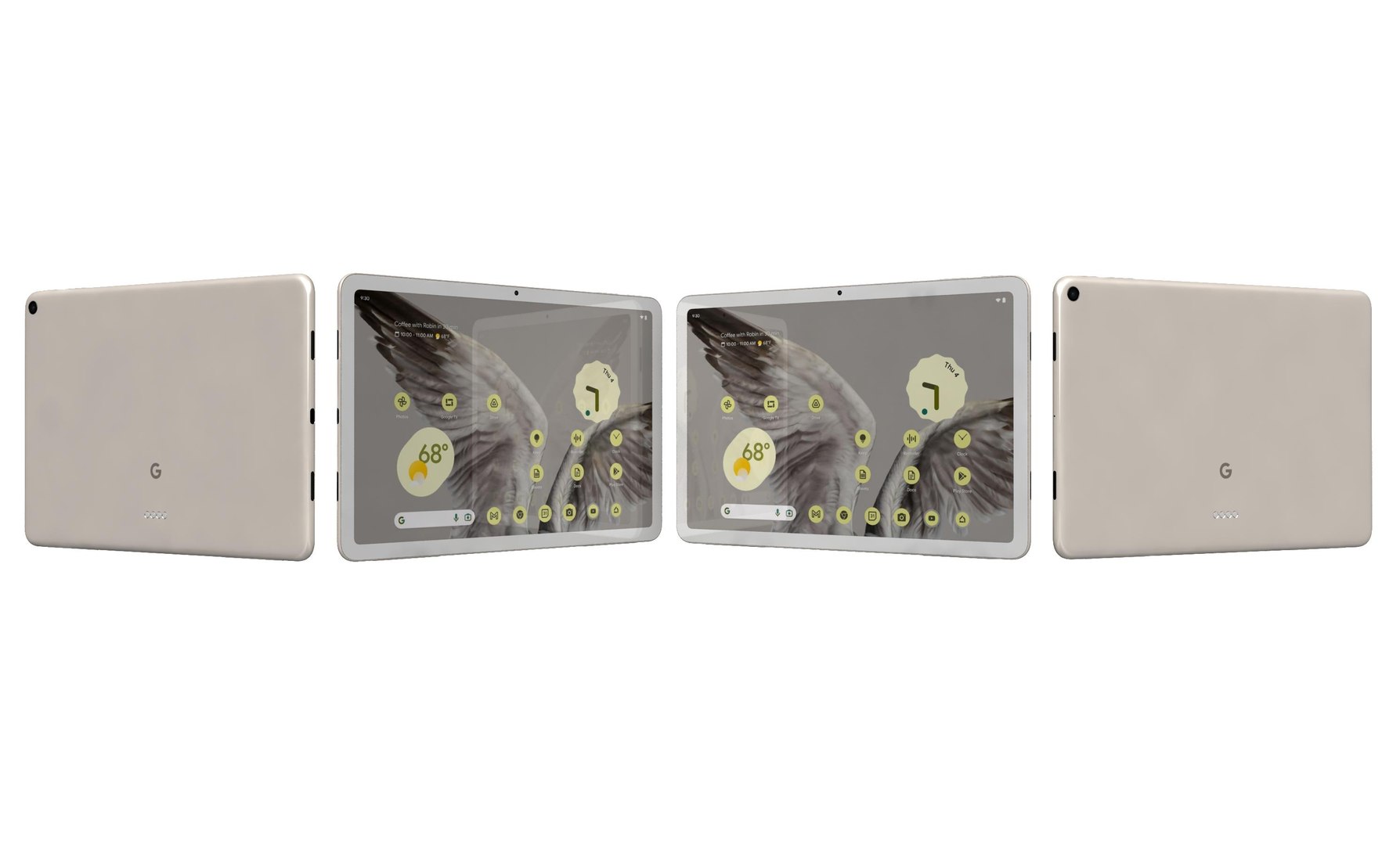 Google Pixel Tablet White 3D - TurboSquid 2080353