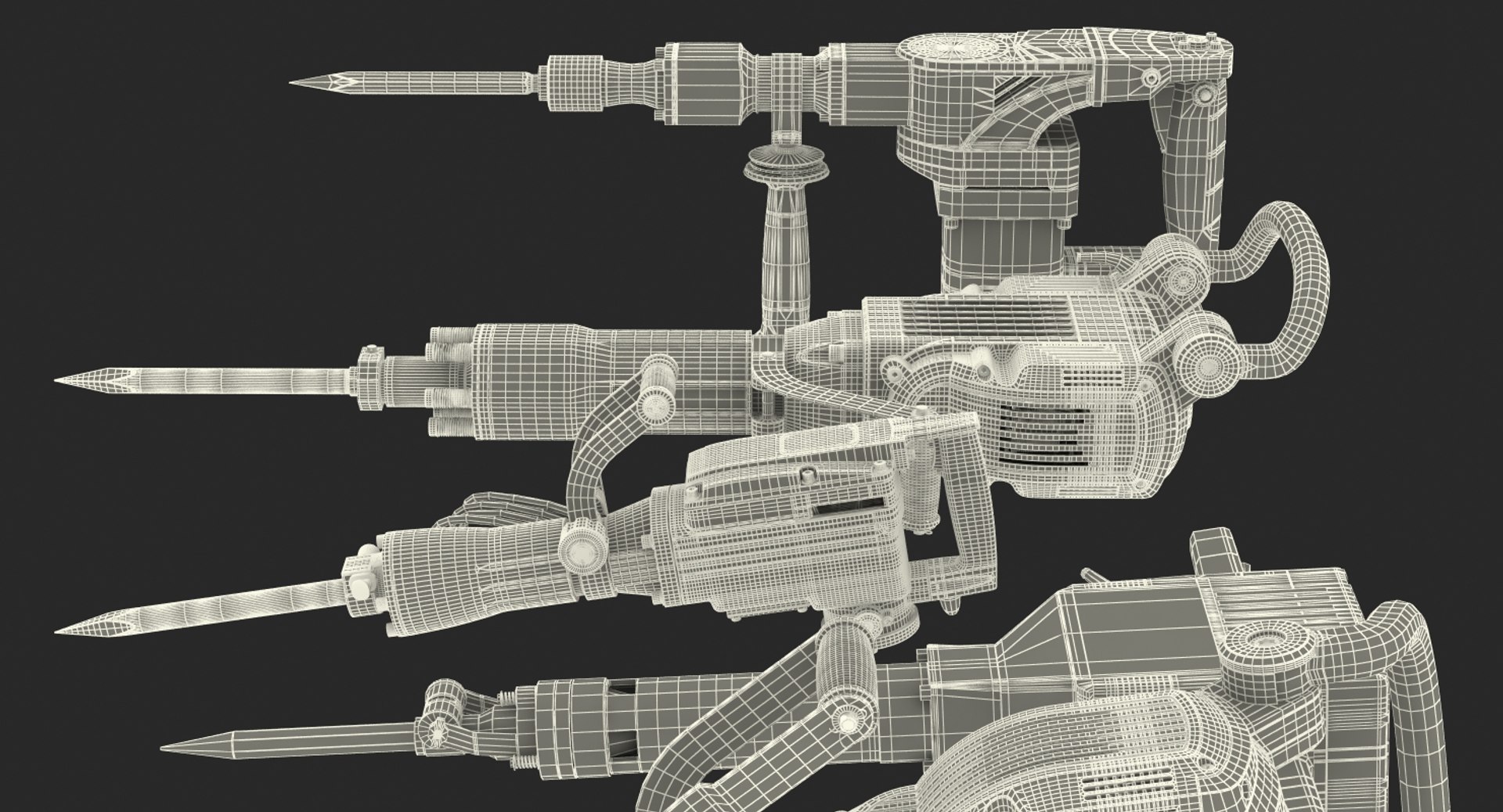 3D demolition jack hammers 2 - TurboSquid 1156929