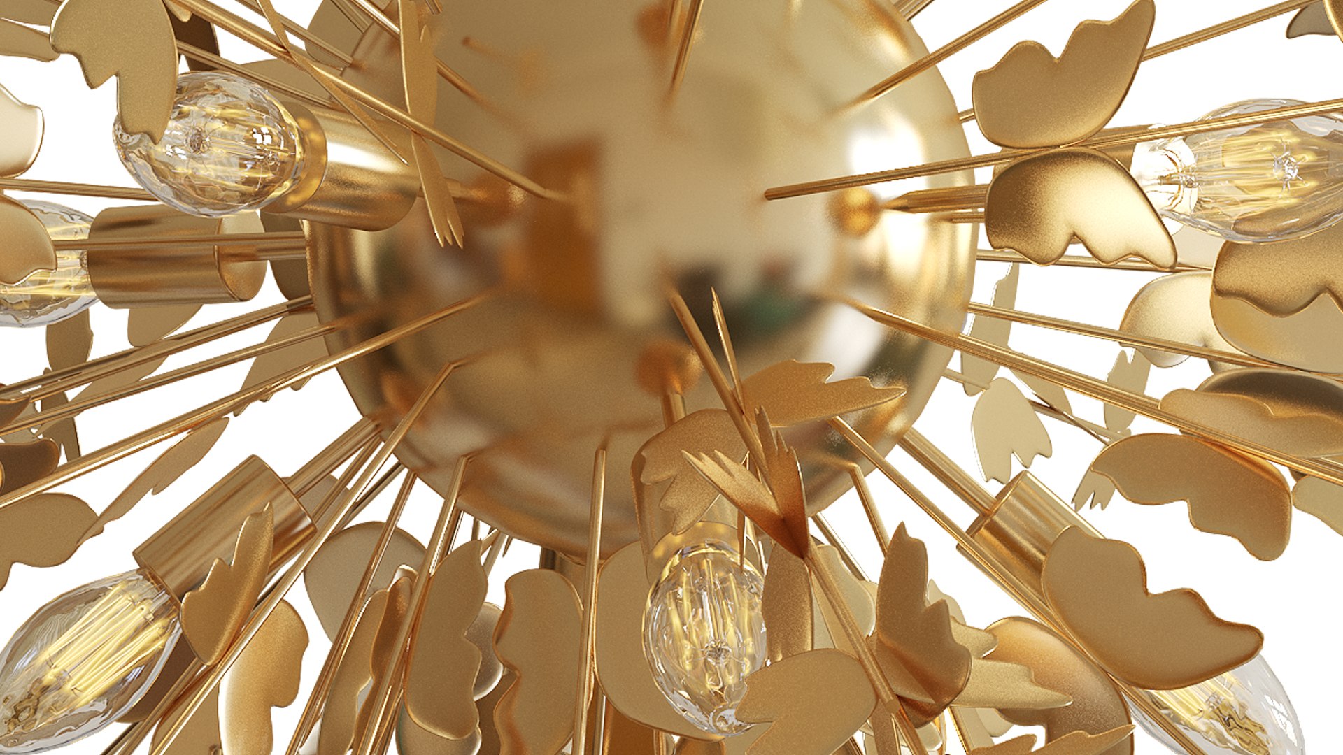 3D Farfalle Medium Chandelier - TurboSquid 2517924