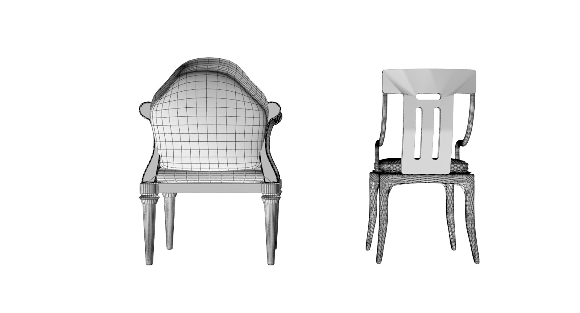 Wedding Chair 3D Model - TurboSquid 1431274