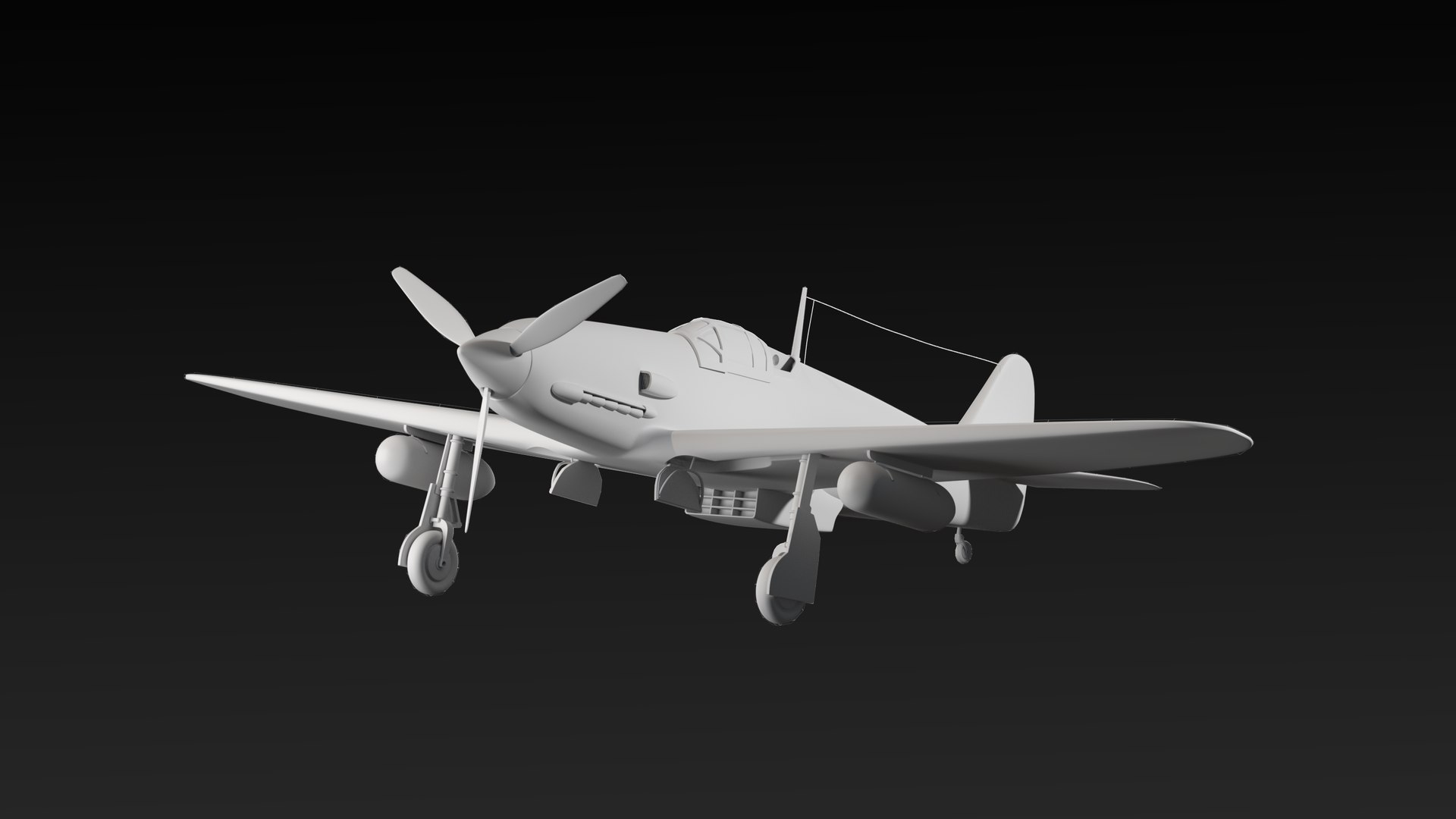 3D Model Kawasaki Ki 61 Hien Aircraft - TurboSquid 2108221