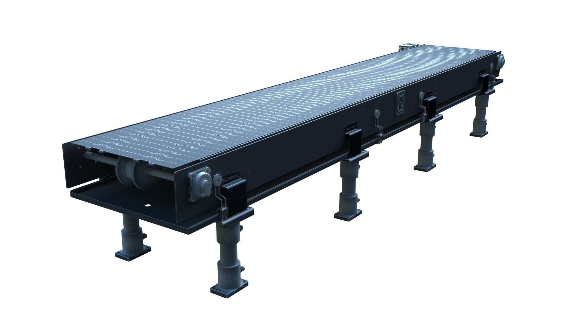 3D Conveyor Belt Model - TurboSquid 2207130