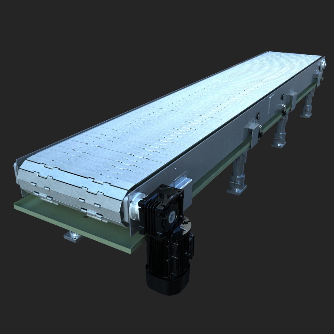 3D Conveyor Belt Model - TurboSquid 2207130