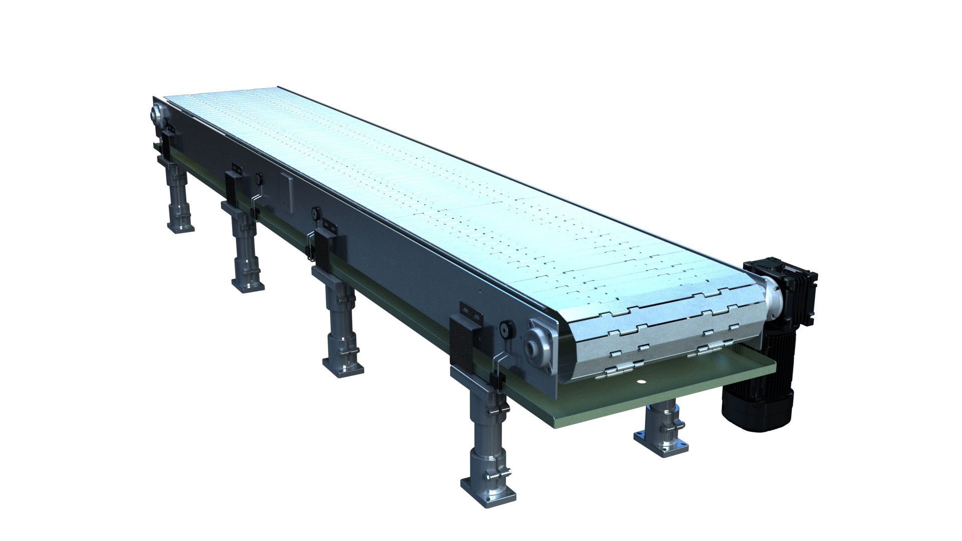 3D Conveyor Belt Model - TurboSquid 2207130