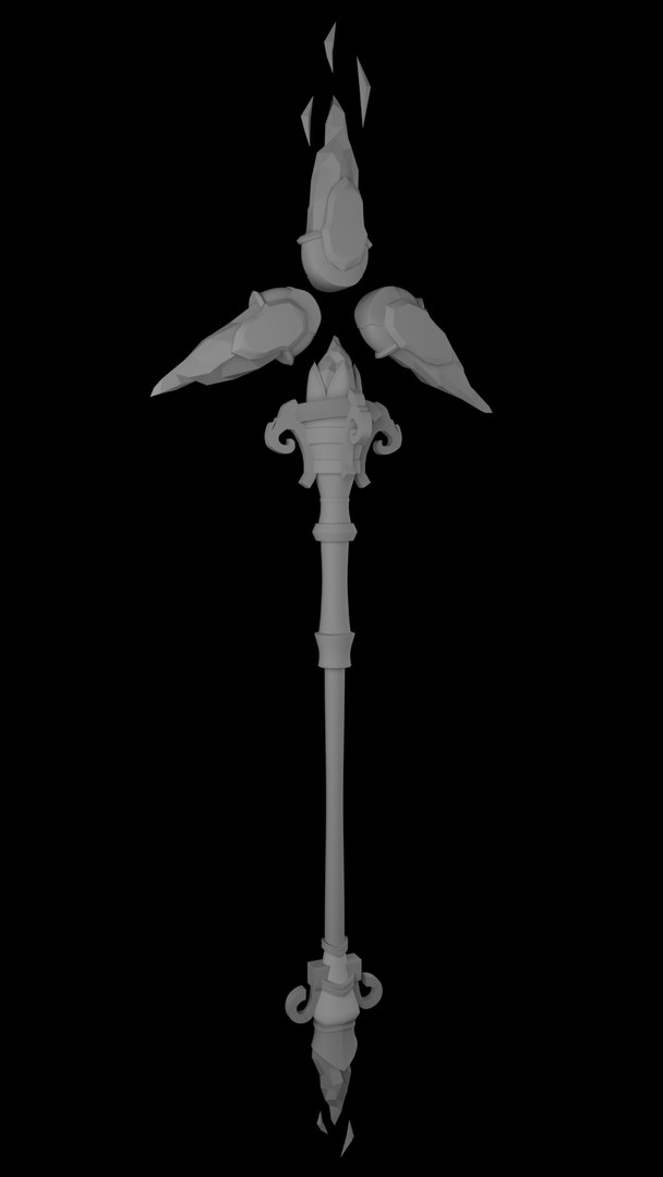 Magic Staff 3D Model - TurboSquid 1638465