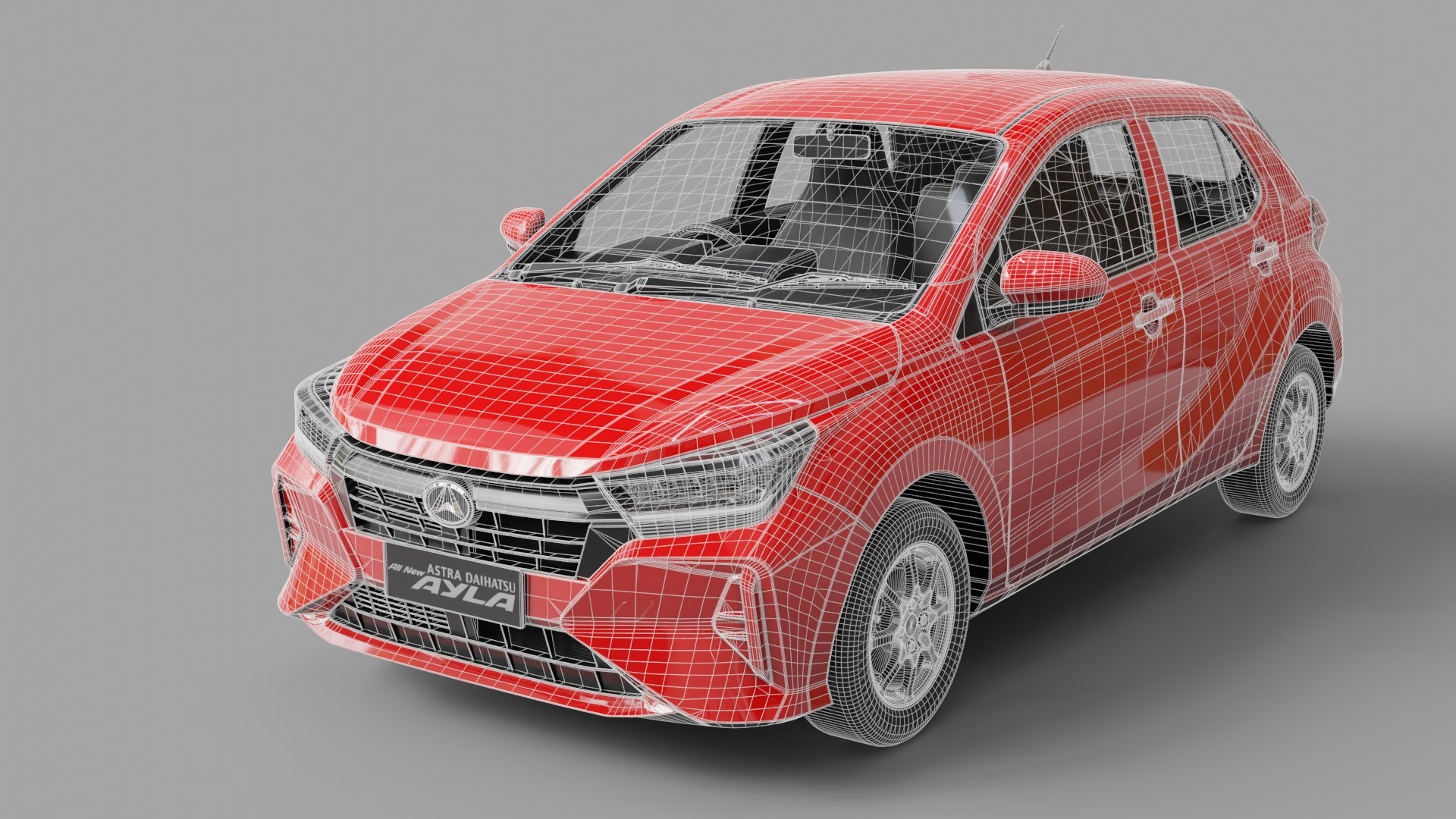 3D Daihatsu Ayla 2023 - TurboSquid 2309179