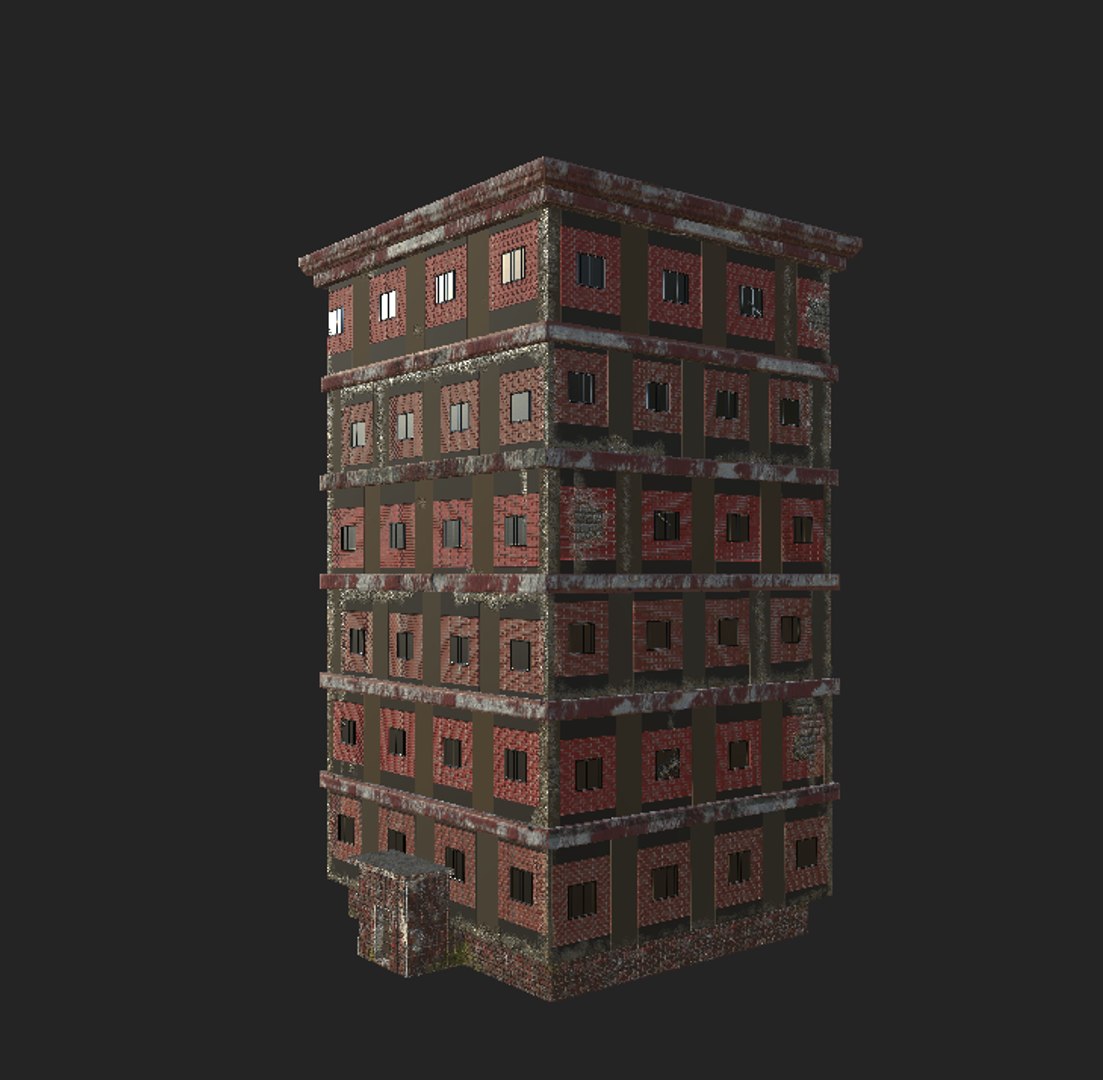 Old Building 3D - TurboSquid 1383693