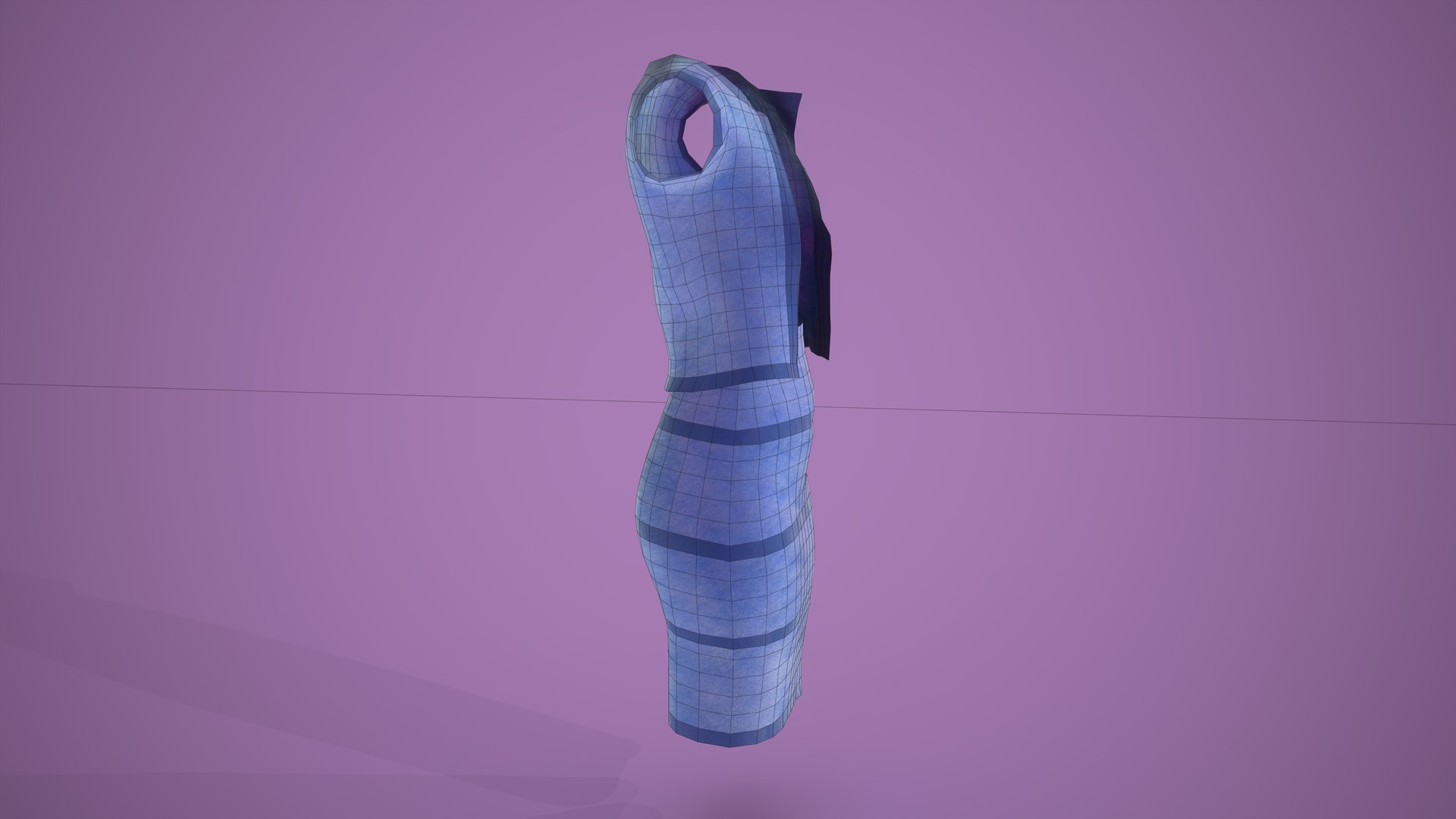 DRESS AND SKIRT With ONLY QUAD Retopology 3D Model - TurboSquid 2000959