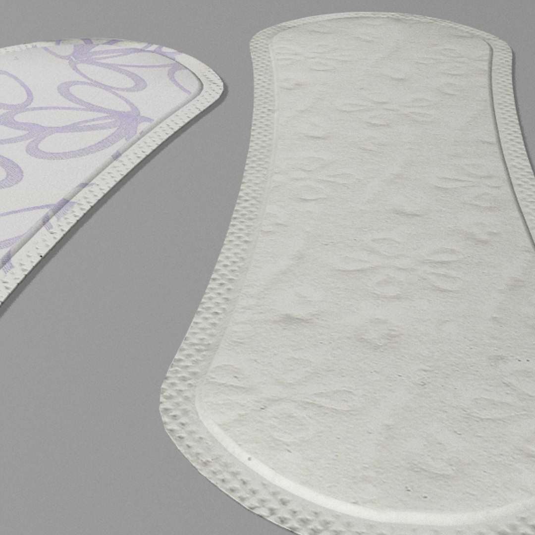 Pantiliners Woman 3d Model