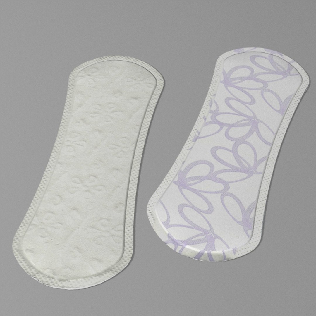 Pantiliners Woman 3d Model