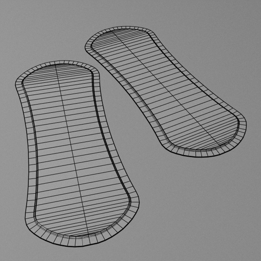Pantiliners Woman 3d Model