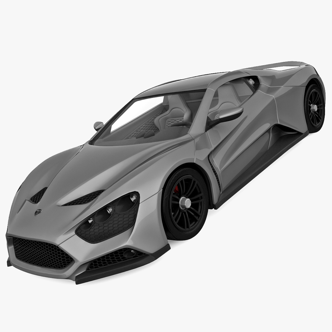 3ds max realistic supercar zenvo st1