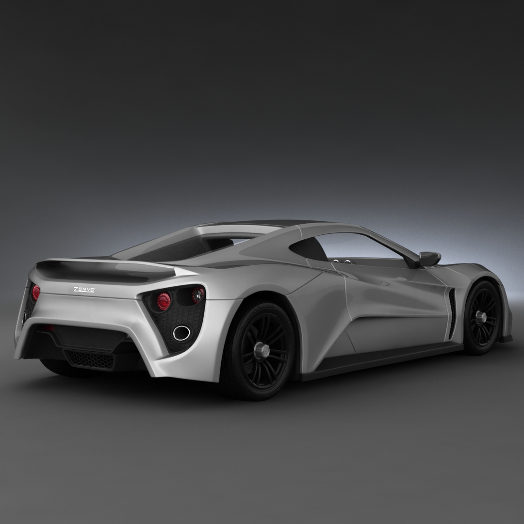 3ds max realistic supercar zenvo st1