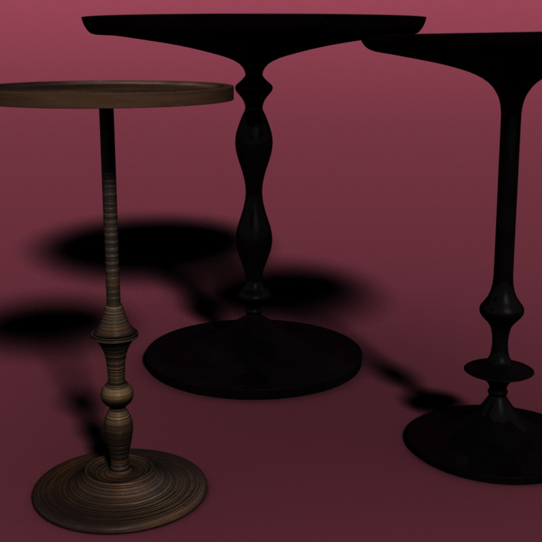 assortment tables 3d model