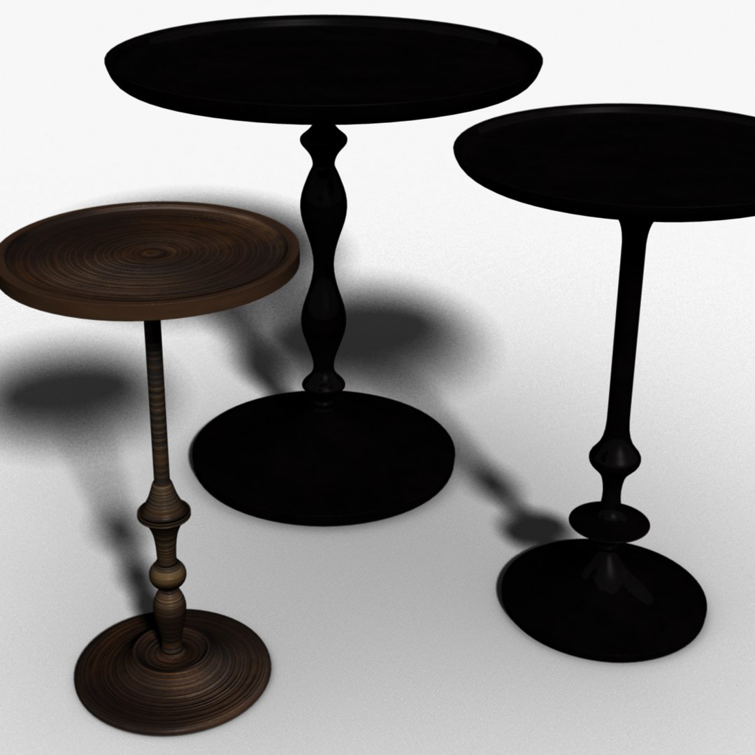 assortment tables 3d model