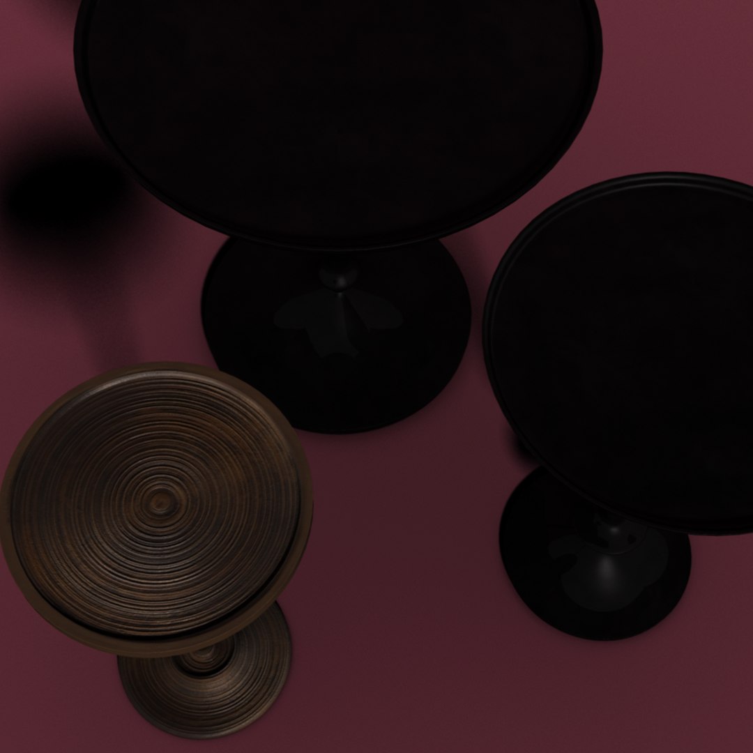 assortment tables 3d model
