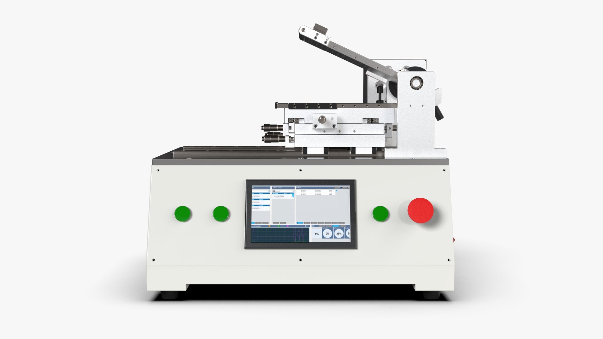 7 Inch LCD Screen Laminating Machine Motor Drive Intelligent 3D Model ...