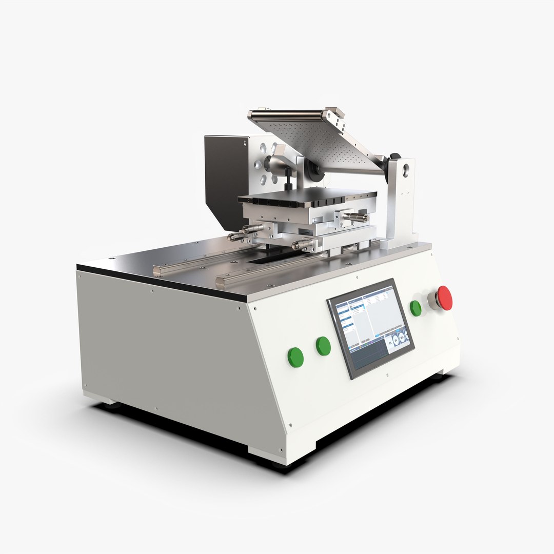 7 Inch LCD Screen Laminating Machine Motor Drive Intelligent 3D model ...