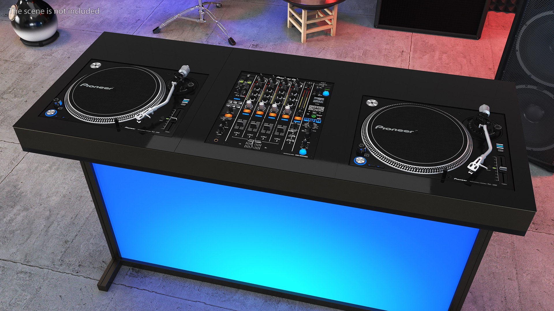 3D Model DJ Consoles With Headphones Collection - TurboSquid 2428993