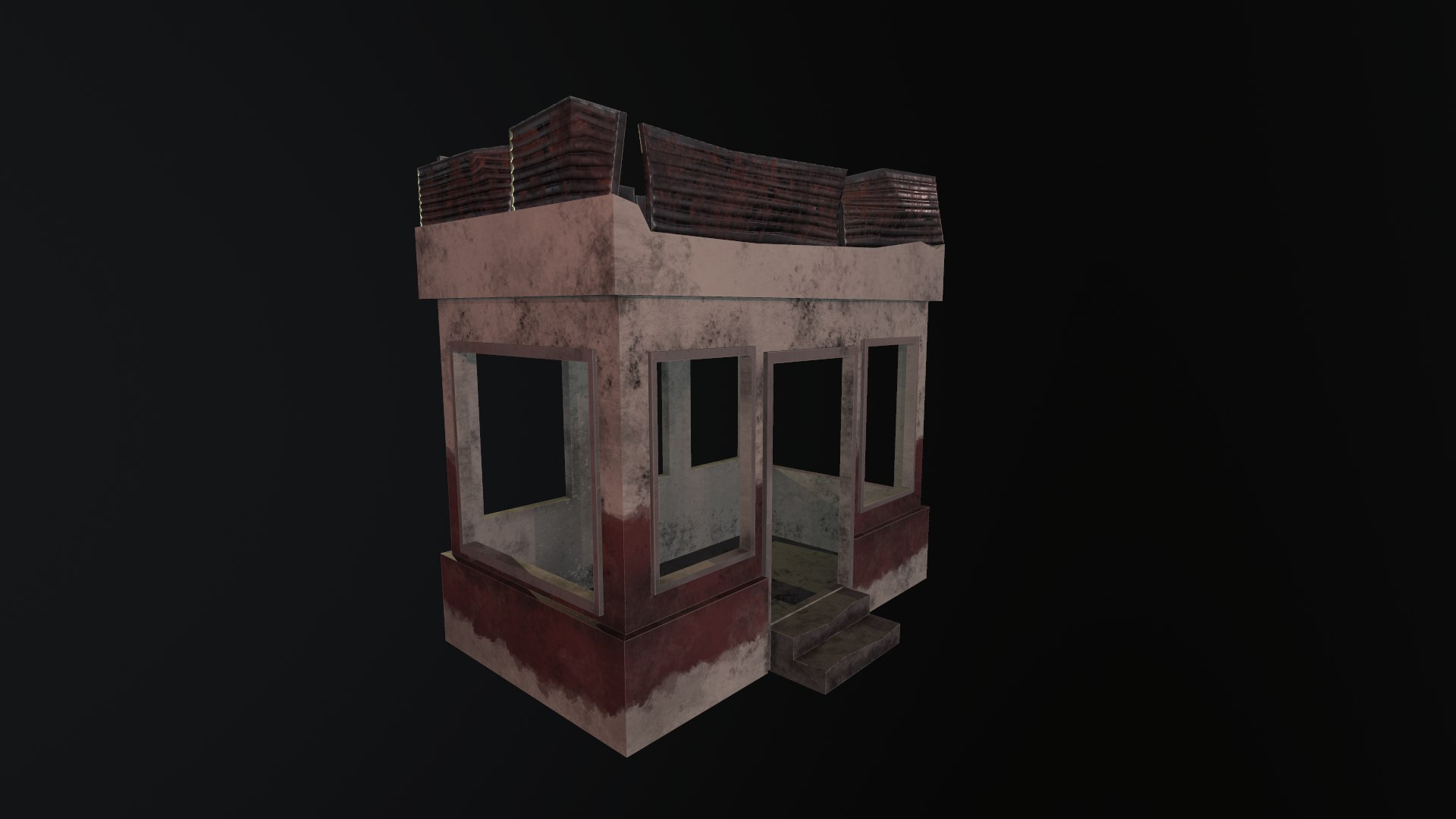 3D Model Old Shack - TurboSquid 2047301