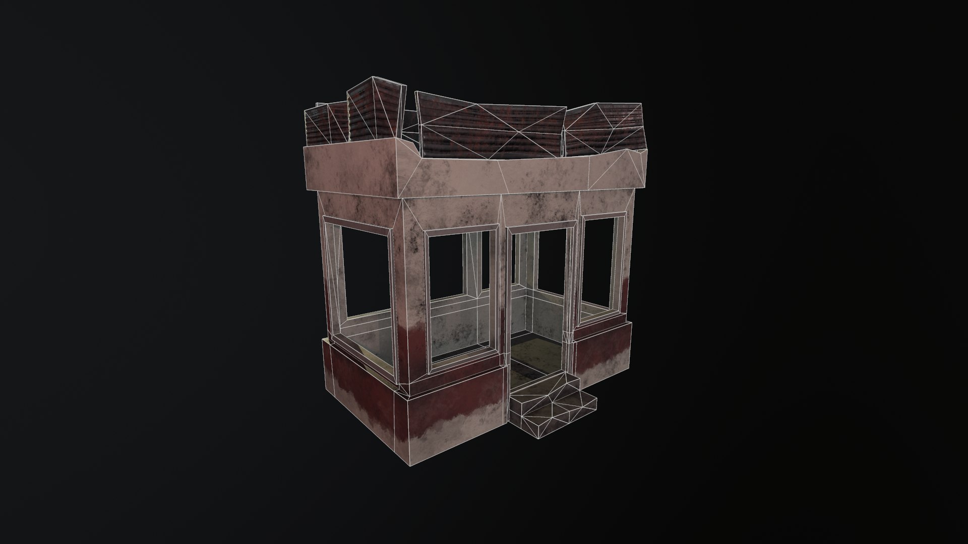 3D Model Old Shack - TurboSquid 2047301
