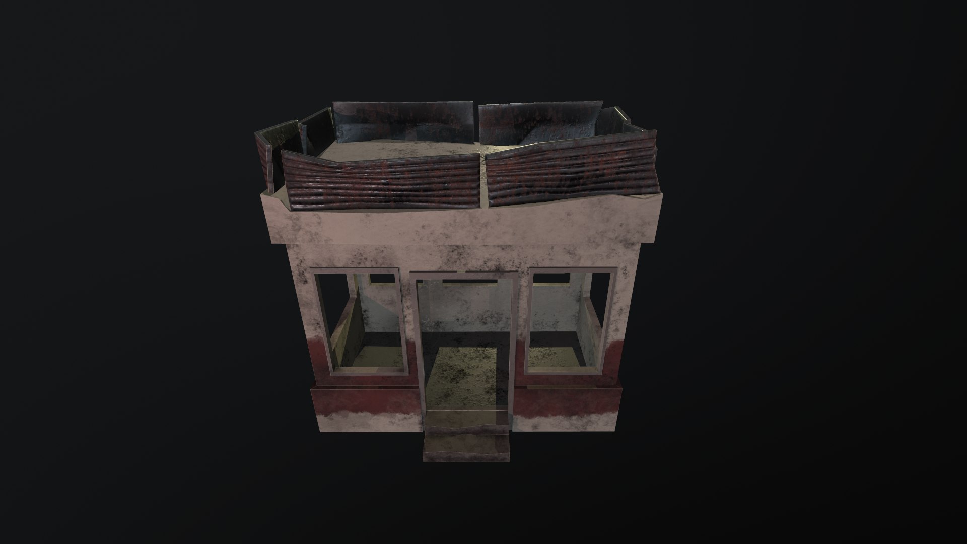 3D Model Old Shack - TurboSquid 2047301