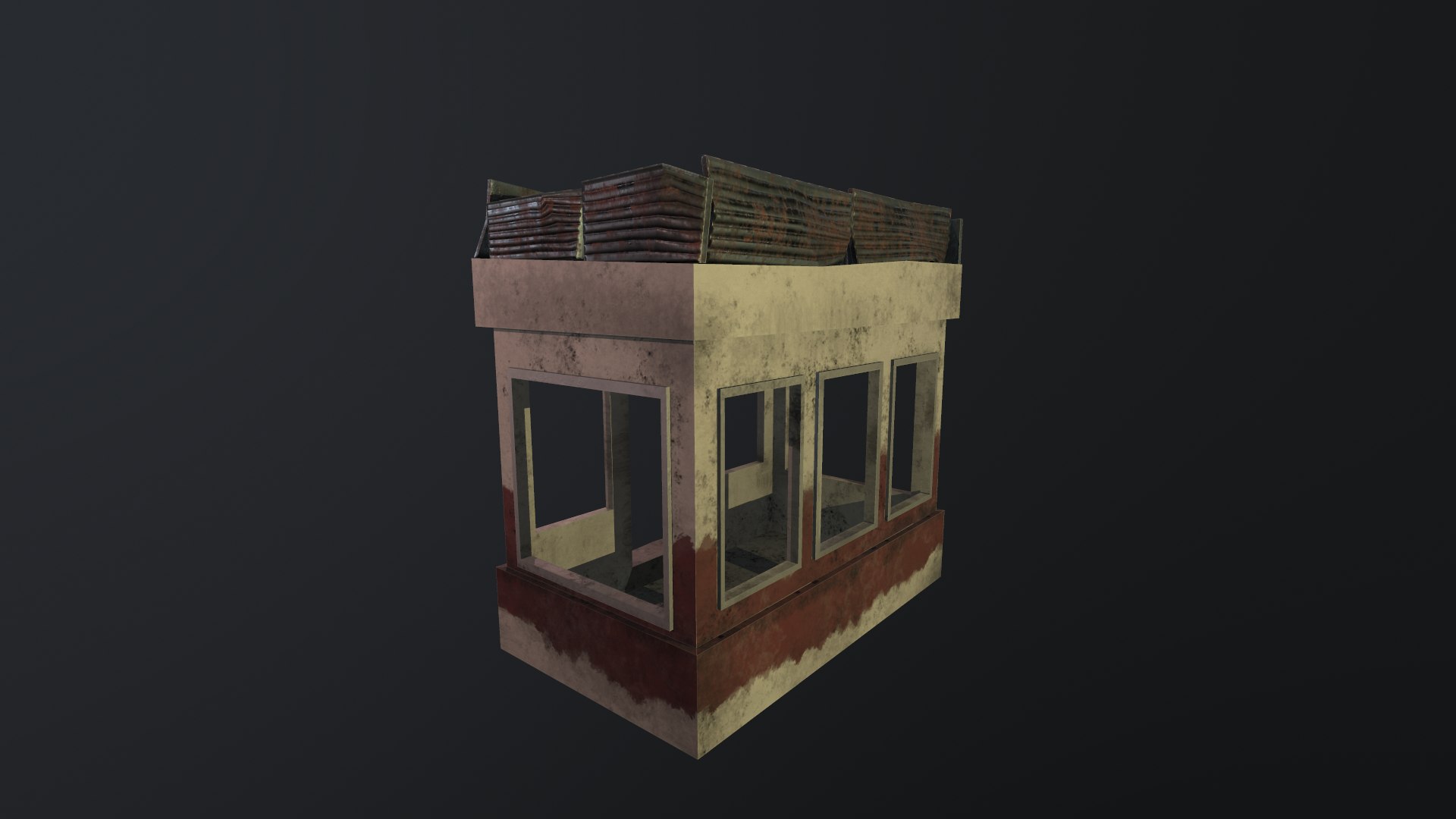 3D Model Old Shack - TurboSquid 2047301
