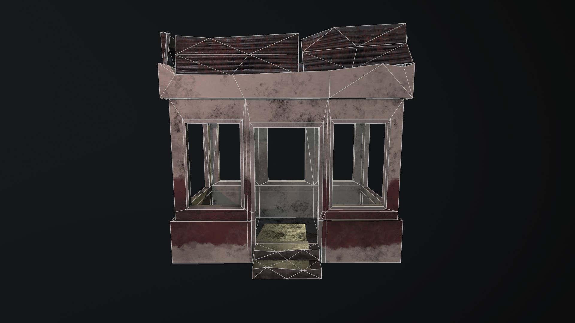3D Model Old Shack - TurboSquid 2047301