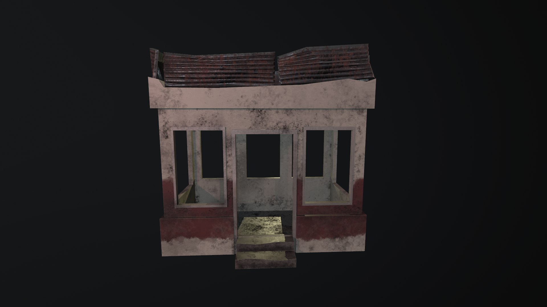 3D Model Old Shack - TurboSquid 2047301