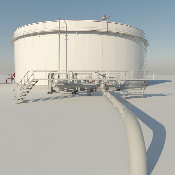 3D oil field model - TurboSquid 1379893